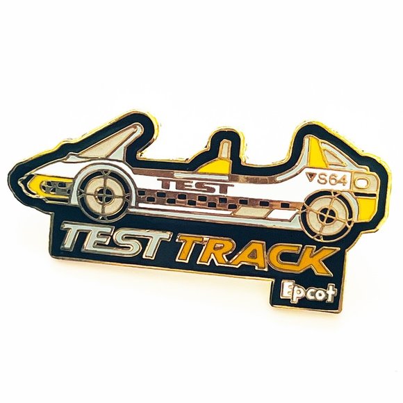 Disney | Jewelry | Disney World Epcot Test Track Car Pin | Poshmark